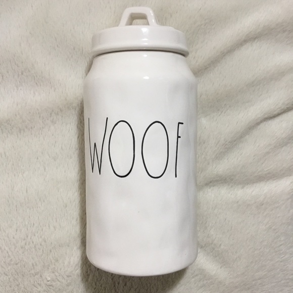 Rae Dunn | Other | Rare Rae Dunn M Stamped Og 26 Woof Canister Nwt ...